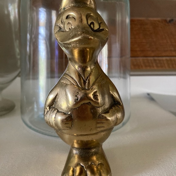 Accents | Vintage Brass Donald Duck Figurine | Poshmark